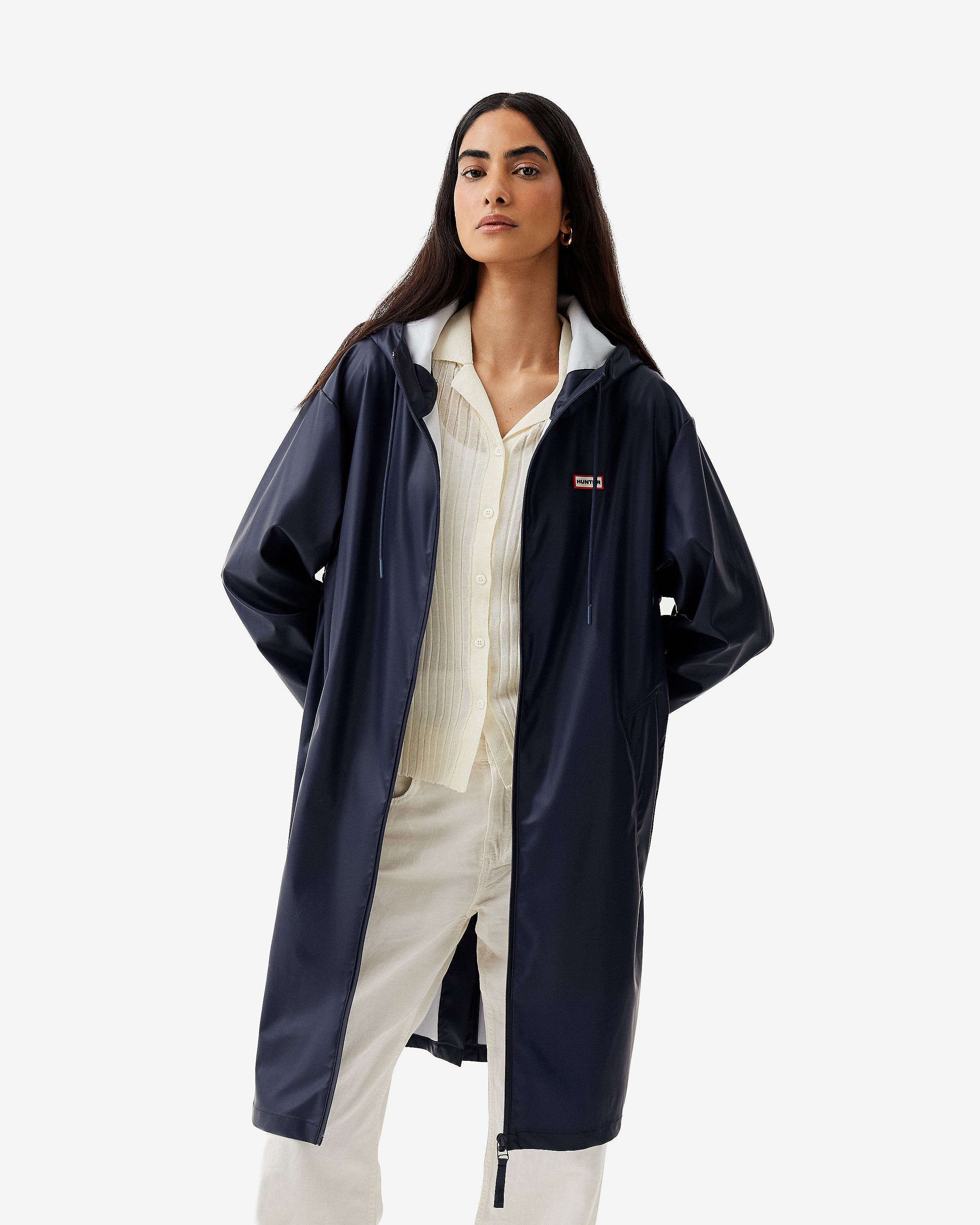 Hunter Boots Unisex Downpour Andrea Rain Coat Night Sky – Hunter Boots ...