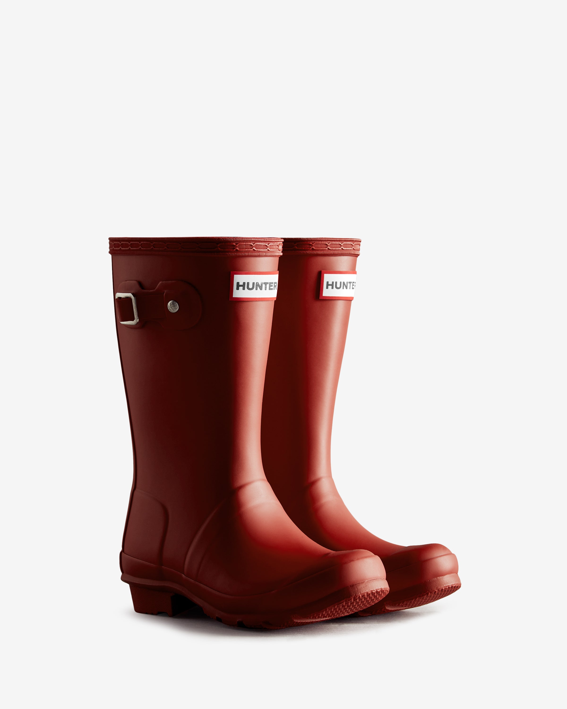 Hunter Boots Original Big Kids (5 - 11 years) Rain Boot Military Red ...