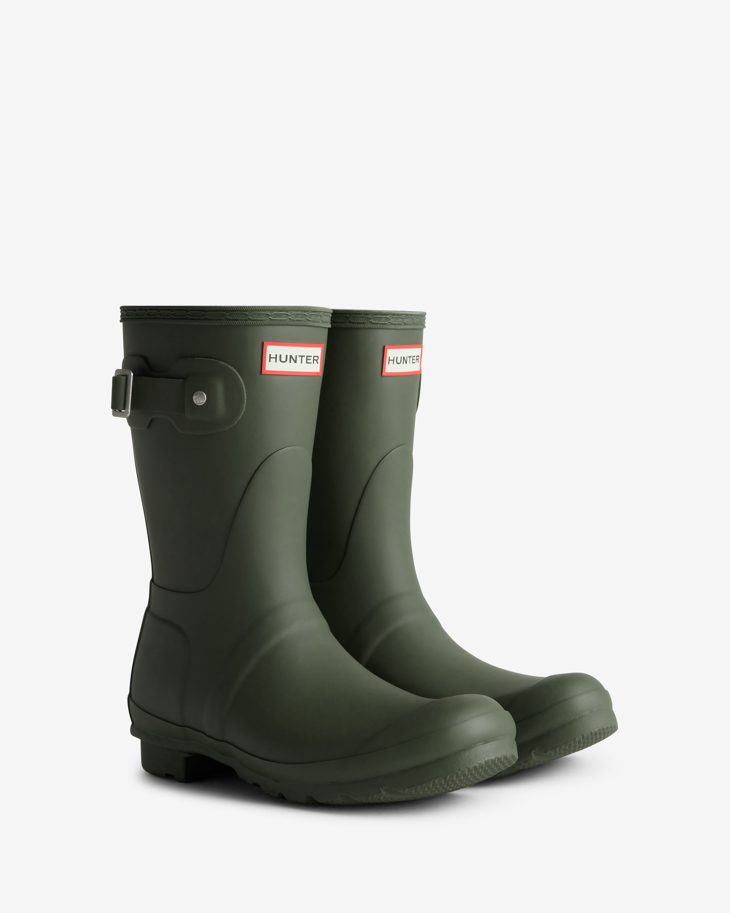 Hunter Boots Women's Original Short Boots Dark Olive – Hunter Boots Nordic